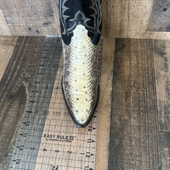 Tony Lama | Shoes | Tony Lama Vintage Snakeskin Western Cowboy Boots ...